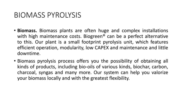 Pyrolysis | PPTX