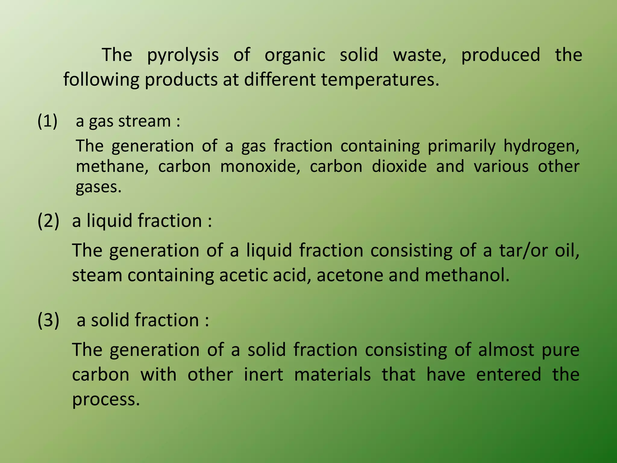 Pyrolysis | PPTX