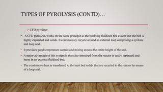 PYROLYSIS PROCESS- THERMOCHEMICAL METHOD | PPT