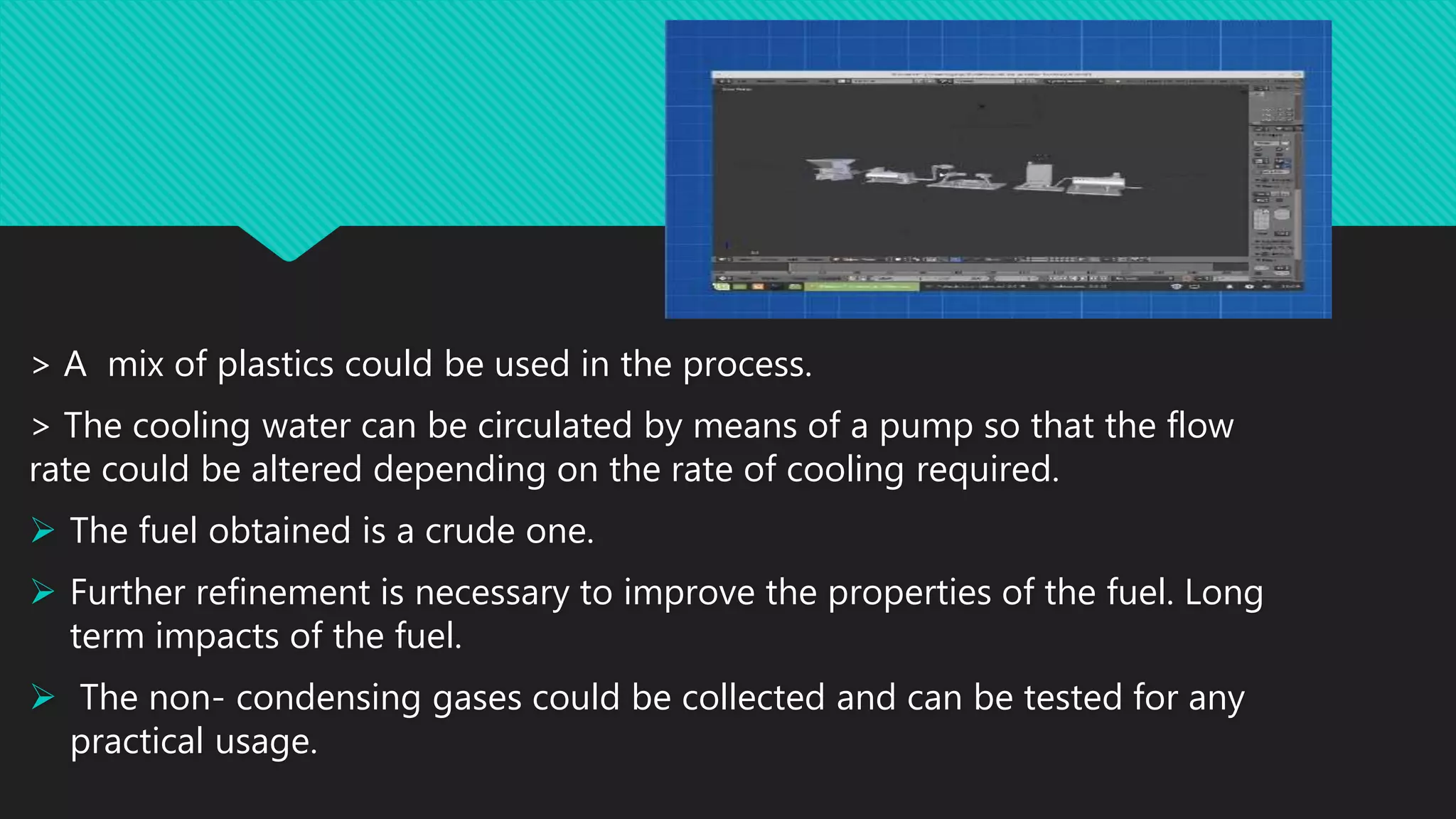 Pyrolysis of waste plastics into fuels | PPTX
