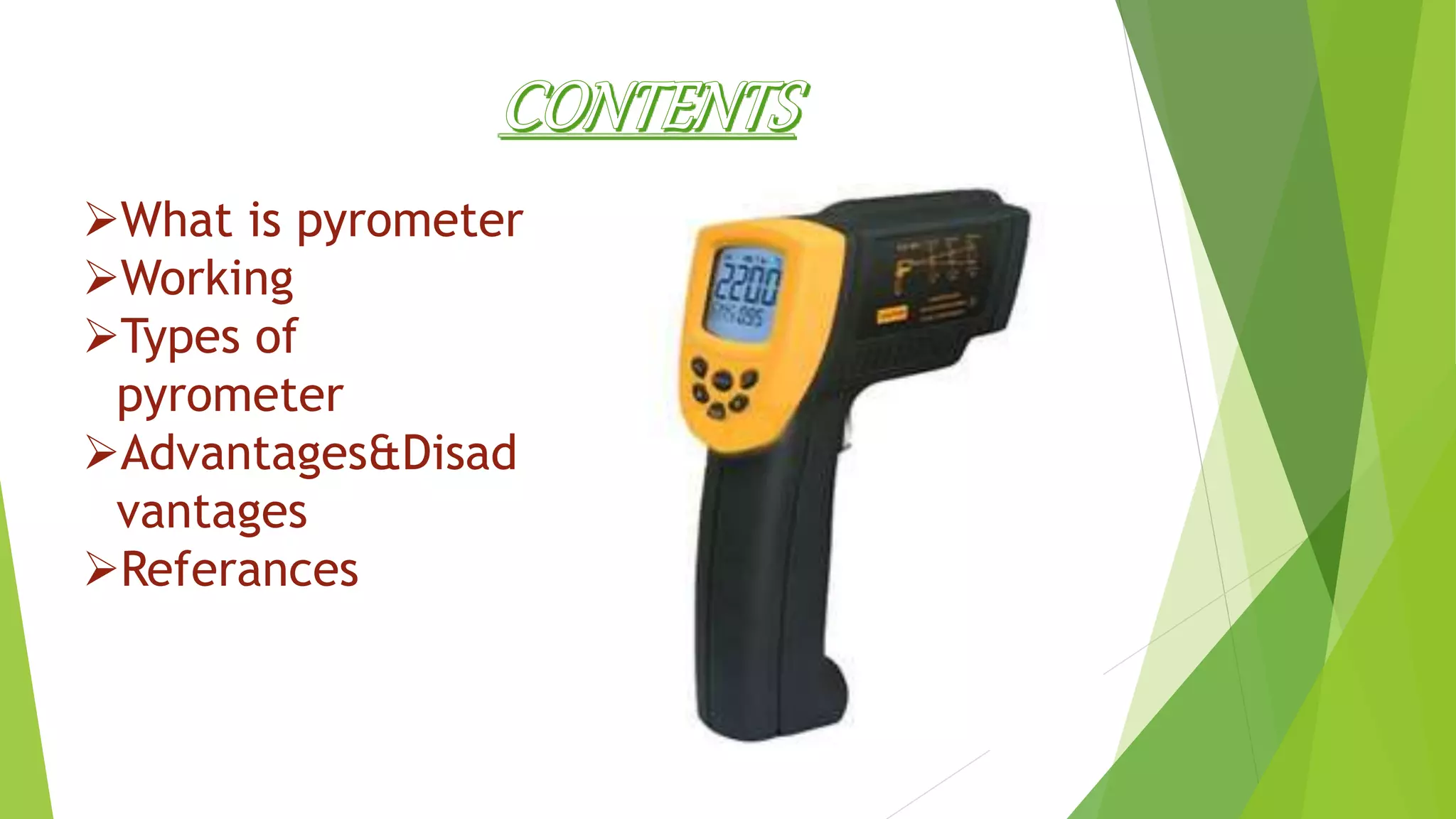 Pyrometer | PPTX