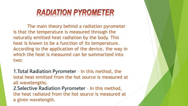 Pyrometer | PPTX | Physics | Science