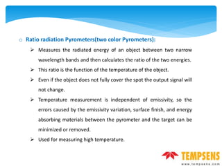 Basics Of Pyrometers | PPTX