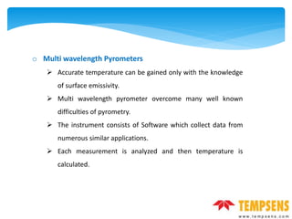 Basics Of Pyrometers | PPTX