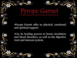 Pyrope garnet | PPTX