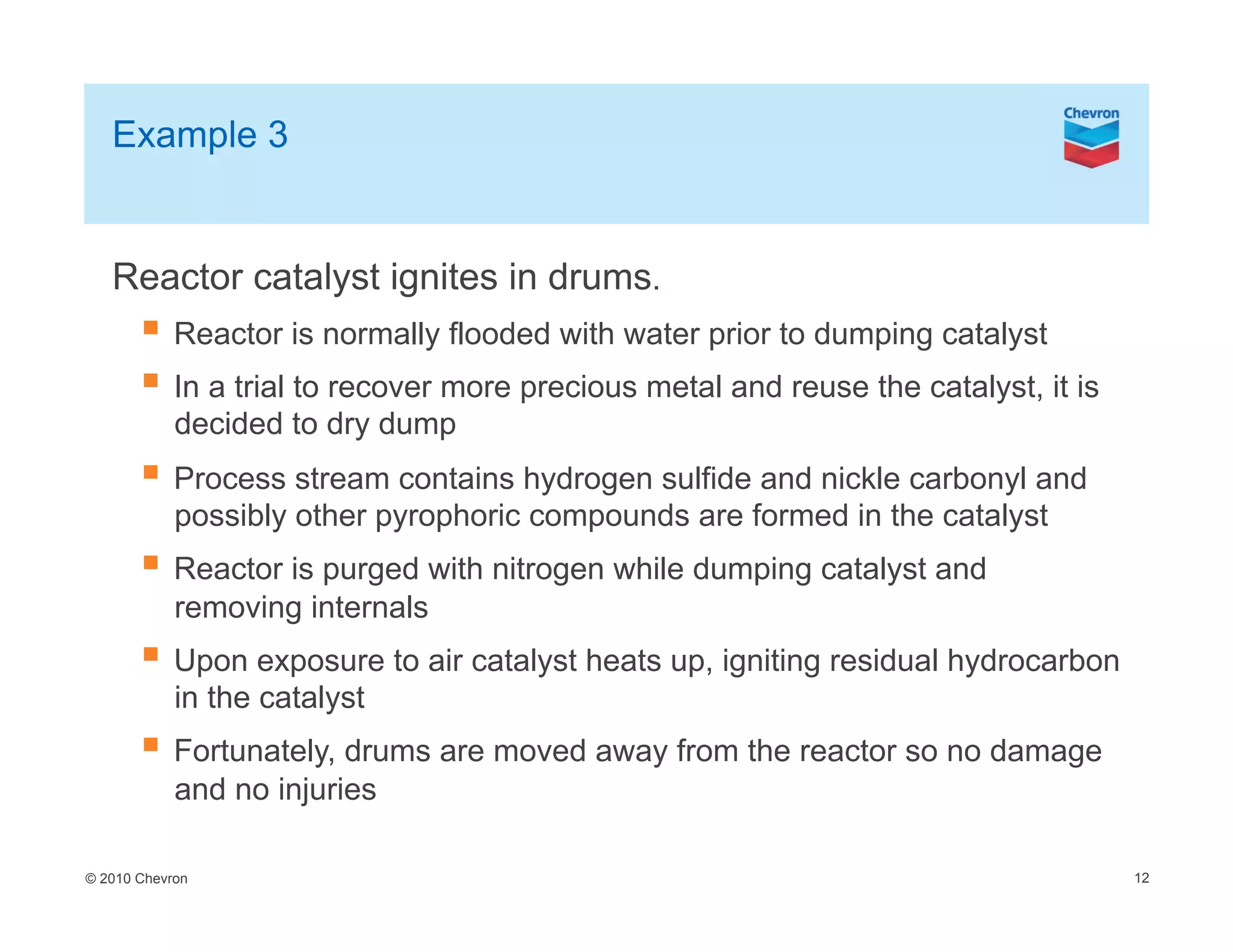 Pyrophoric ignition hazards | PDF