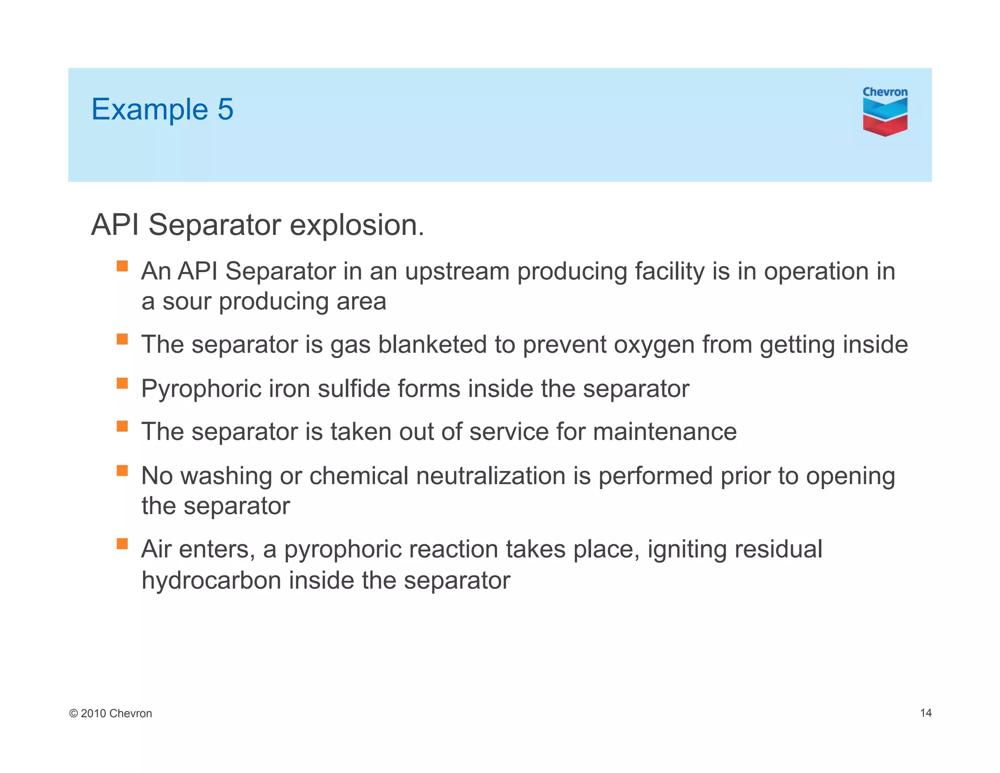 Pyrophoric ignition hazards | PDF