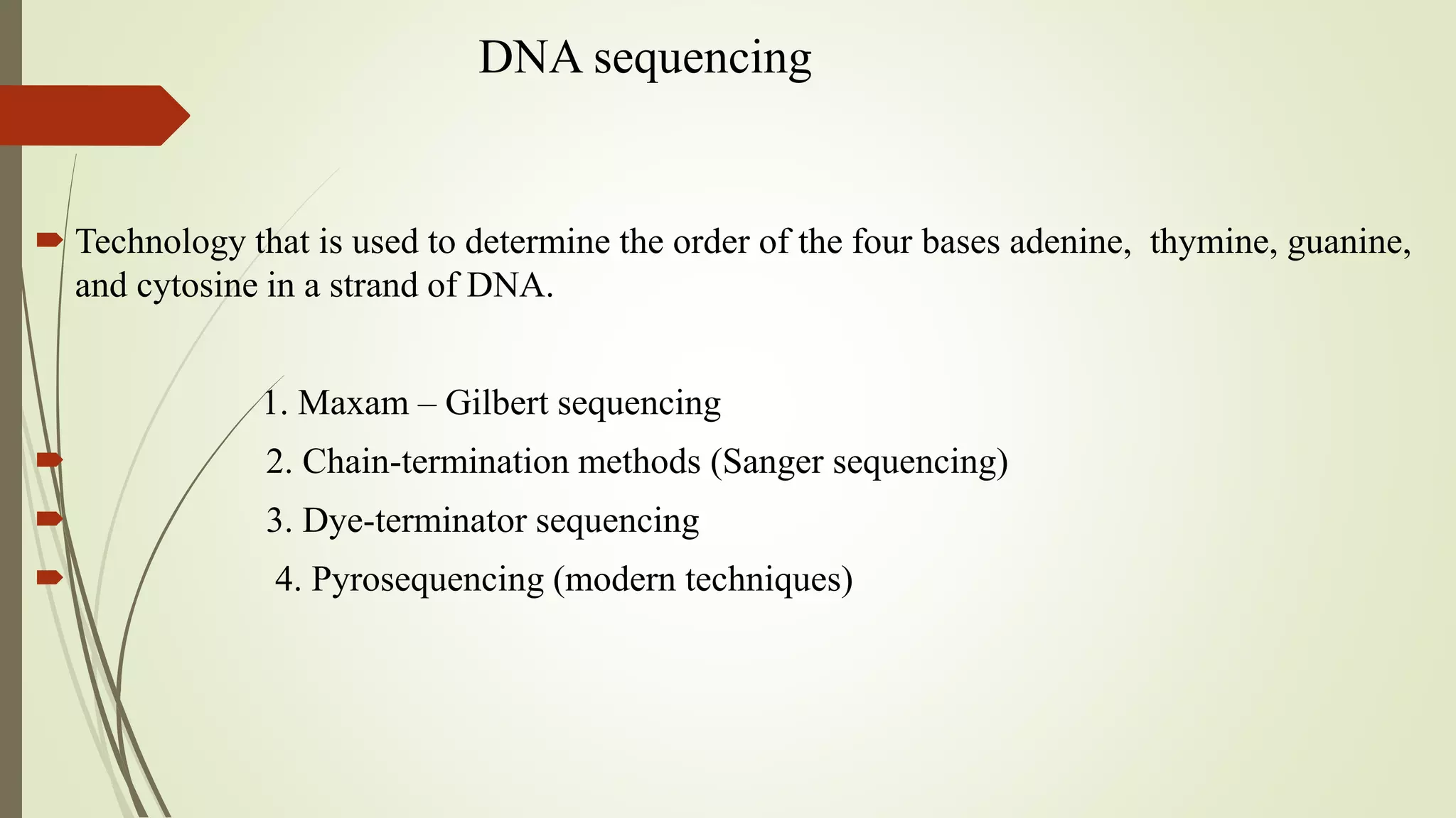 Pyrosequencing | PPTX