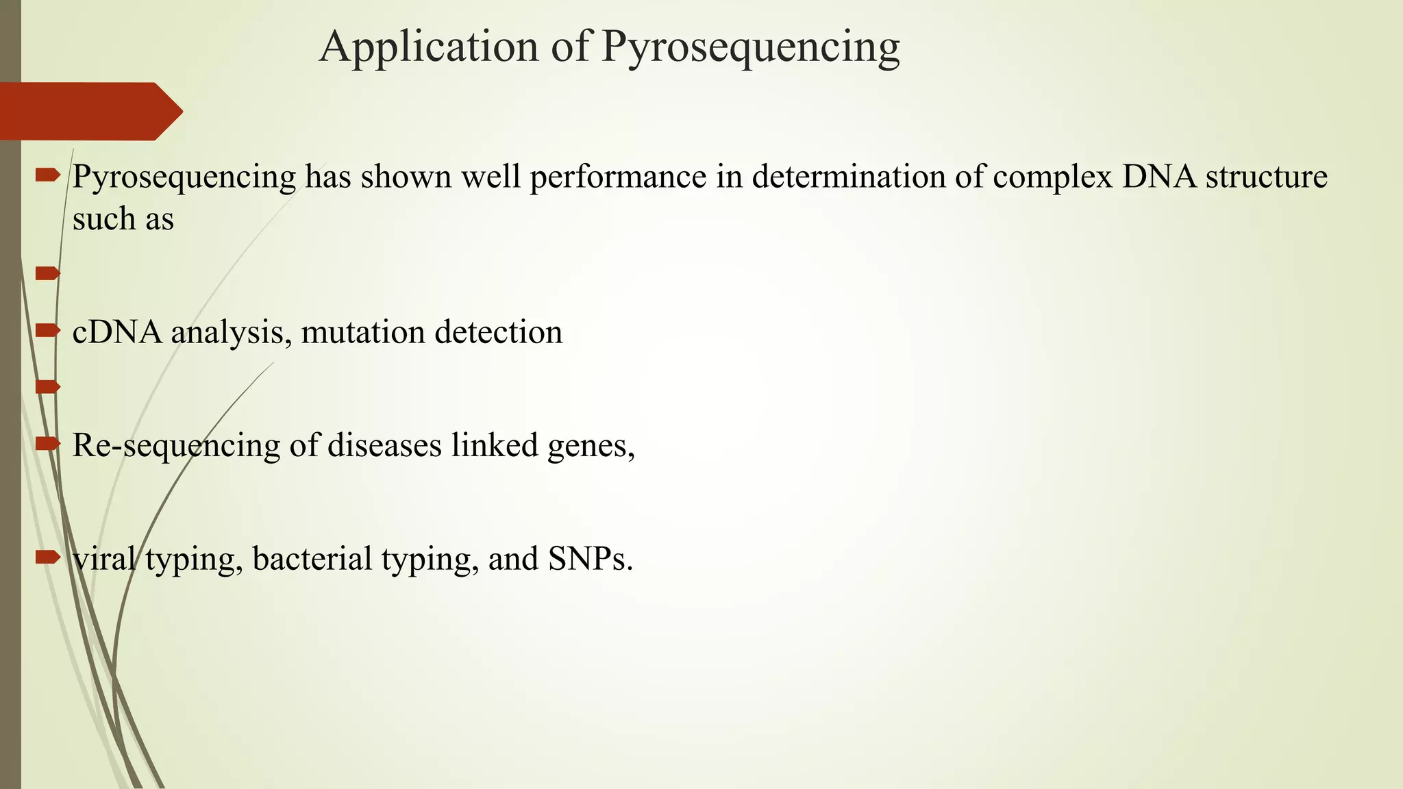 Pyrosequencing | PPTX