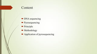 Pyrosequencing | PPTX