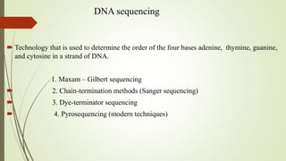 Pyrosequencing | PPTX