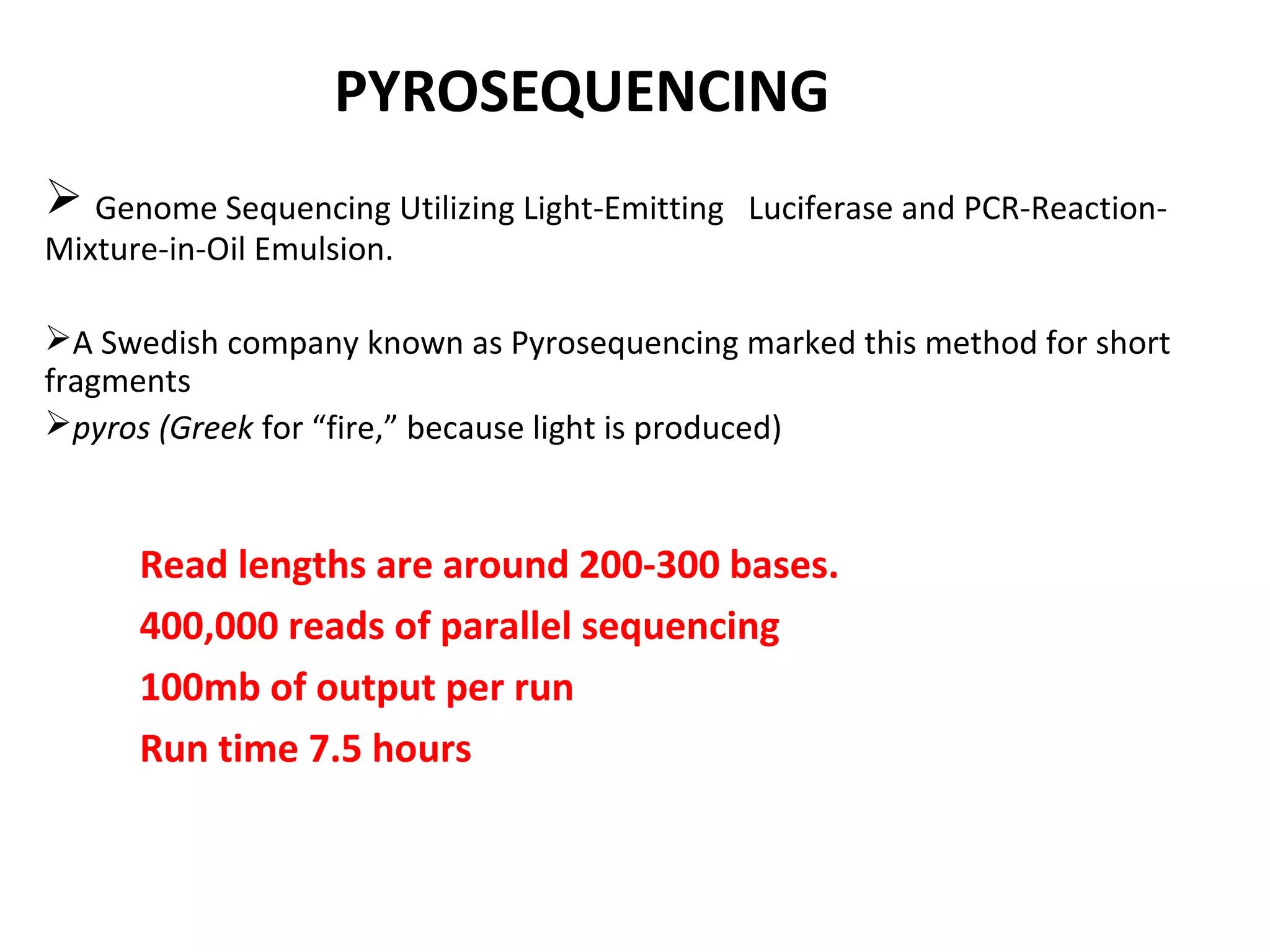 Pyrosequencing | PPT
