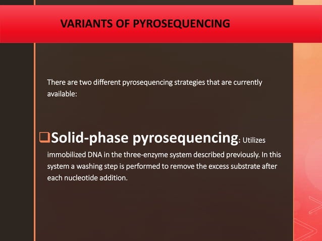Pyrosequencing | PPTX | Chemistry | Science