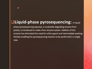 Pyrosequencing | PPTX