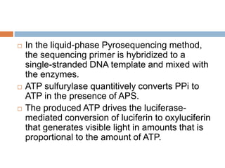 Pyrosequencing | PPTX
