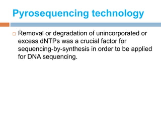Pyrosequencing | PPTX
