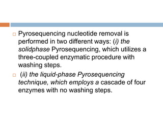 Pyrosequencing | PPTX