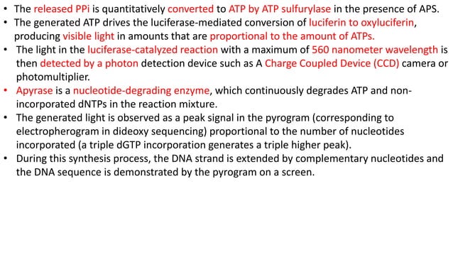 Pyrosequencing of the DNA : Genomics and Proteomics | PPTX | Genetics ...