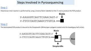 Pyrosequencing of the DNA : Genomics and Proteomics | PPTX
