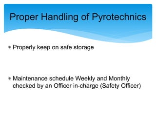 Pyrotechnics | PPTX