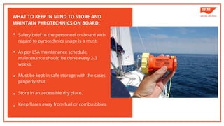 Pyrotechnics - Maritime Distress Signal ( Types - How to use - Disposal ...