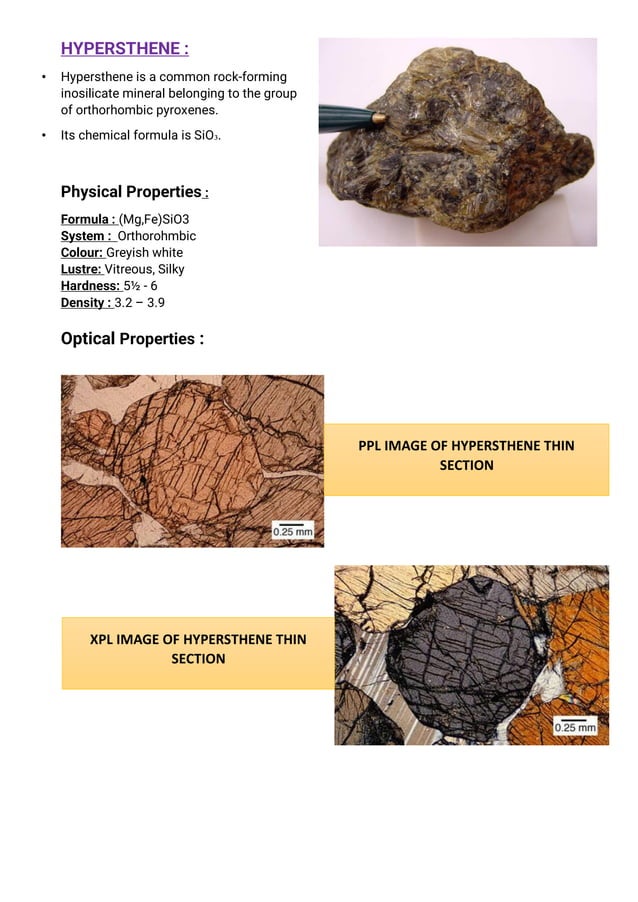 Pyroxene Group of Minerals doc.pdf | Chemistry | Science