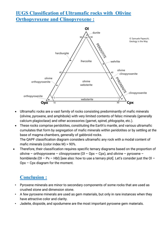 Pyroxene Group of Minerals doc.pdf | Chemistry | Science