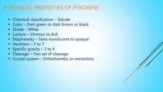 PYROXENE MINERAL GROUP.pptx