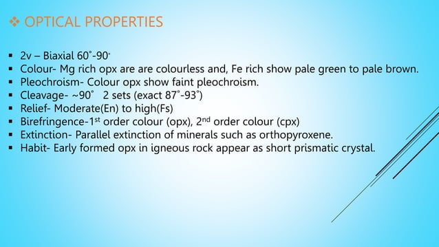 PYROXENE MINERAL GROUP.pptx | Chemistry | Science