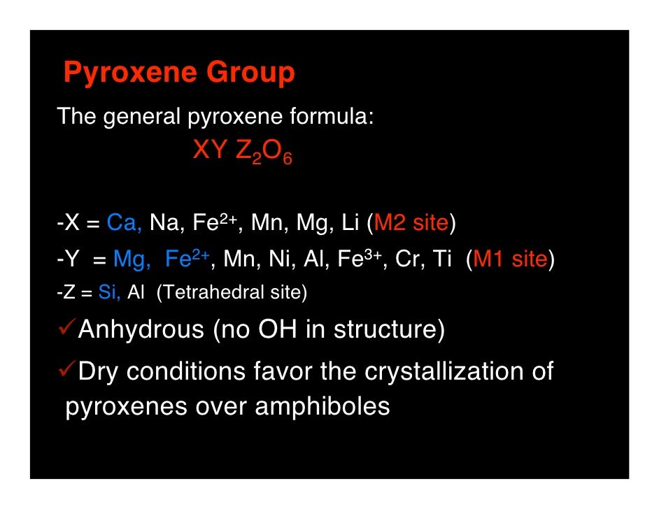 Pyroxenes pdf