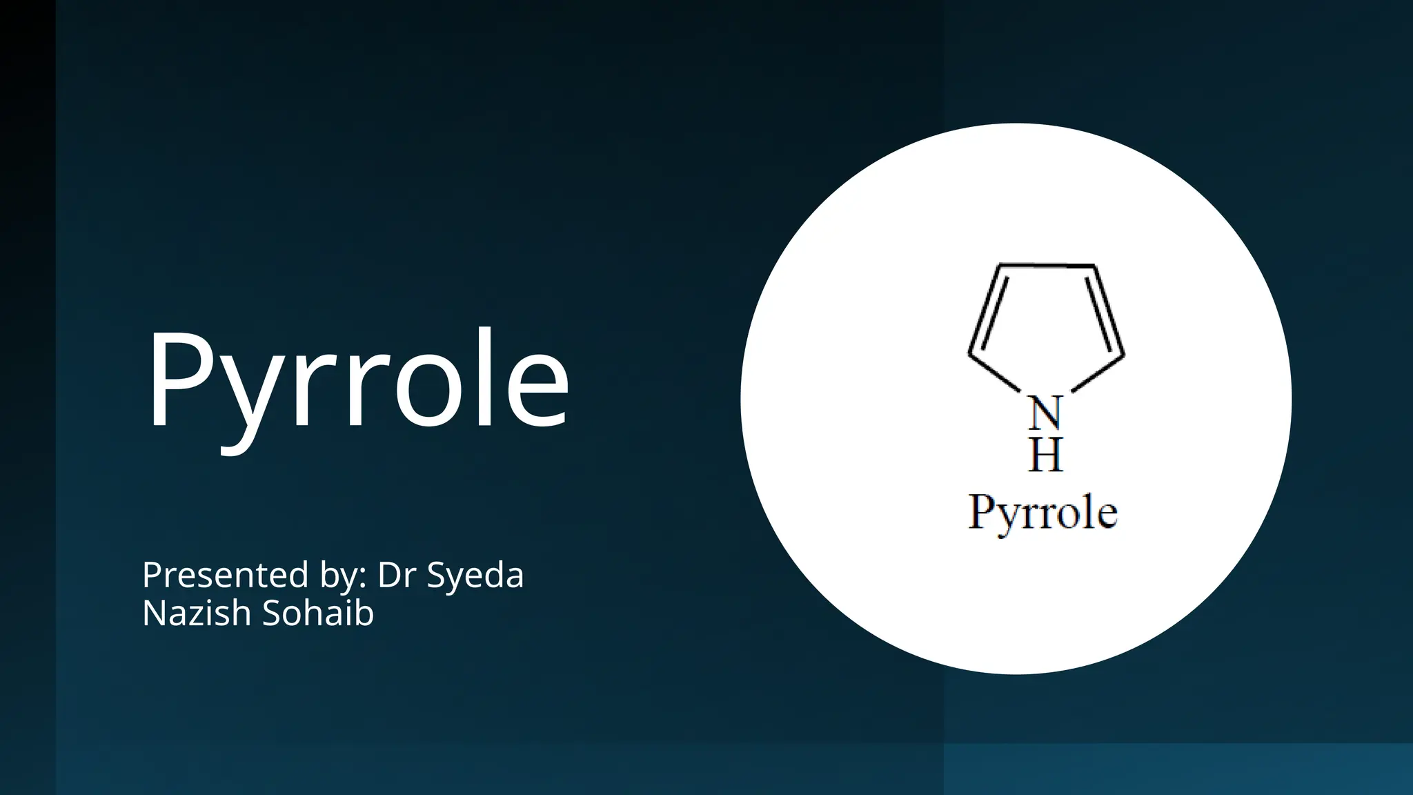 Pyrrole-Intro-Structure-Reactivity-Reactions | PPTX