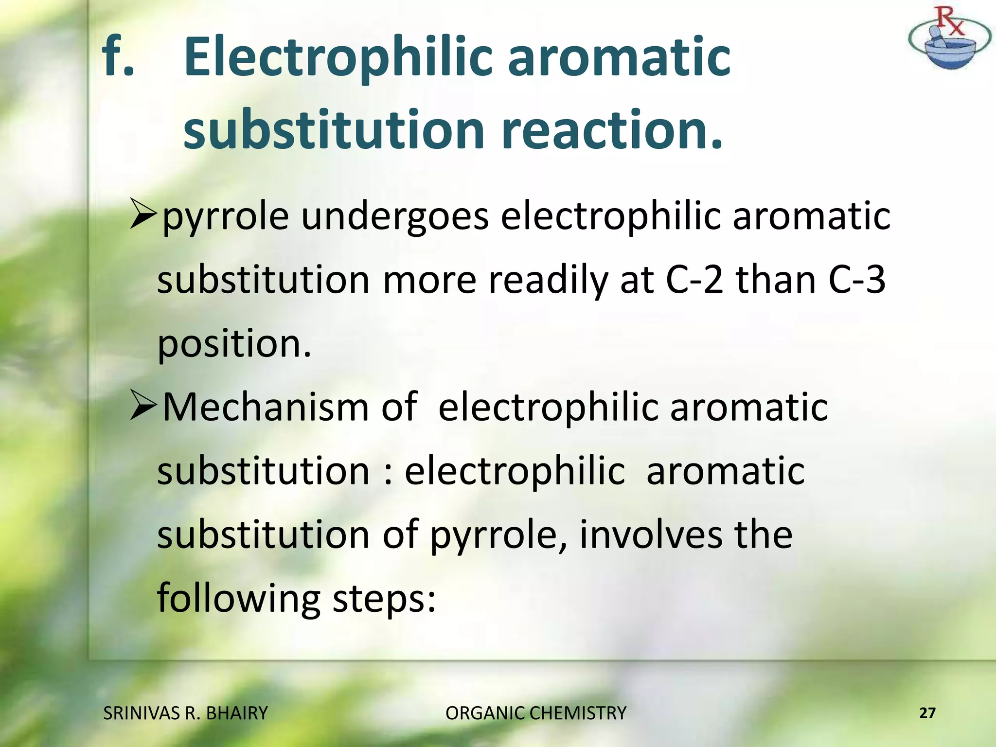 Pyrrole (o.c iv) | PPTX