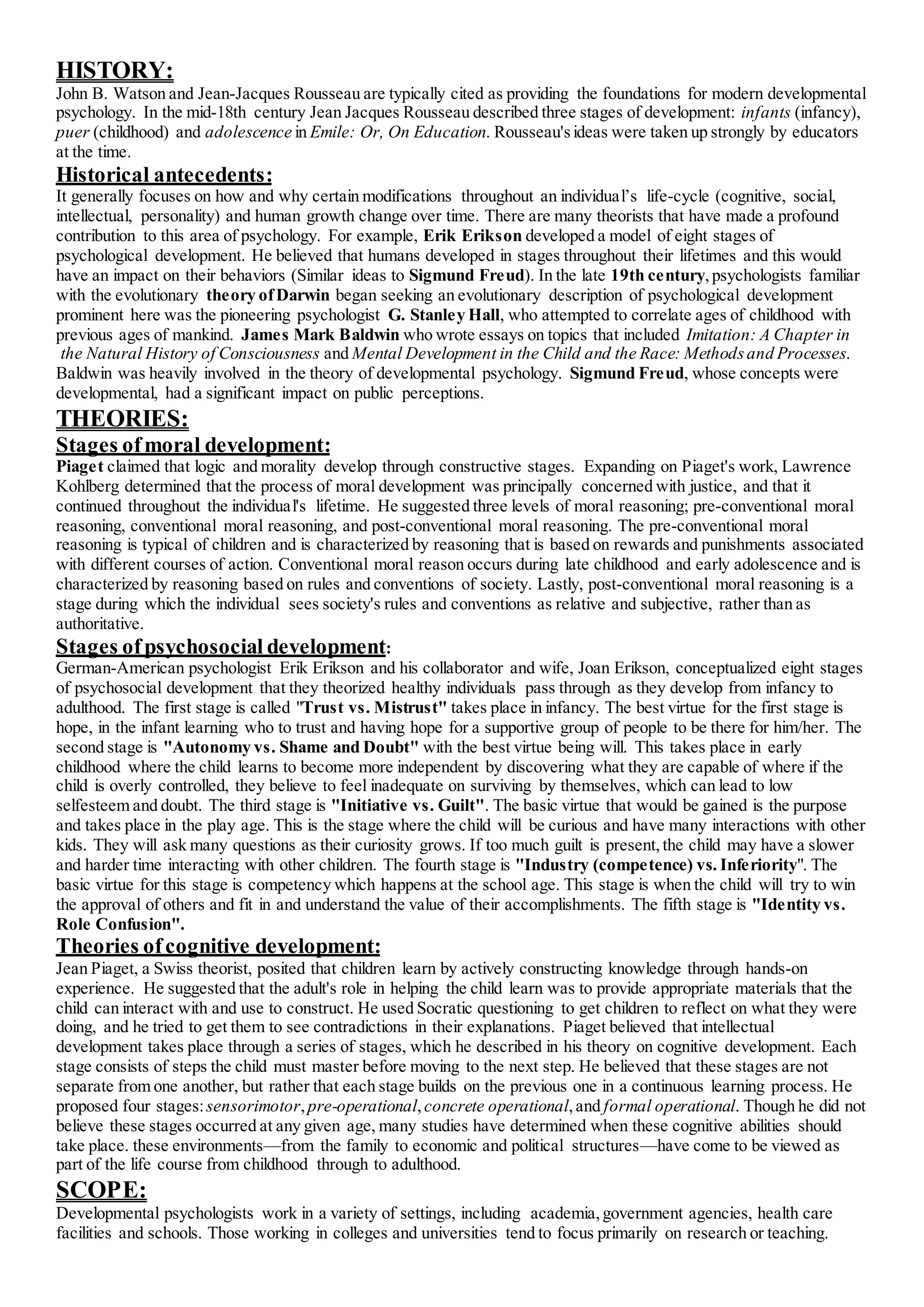 introduction and scope of psychology and applied areas of psychology | DOCX