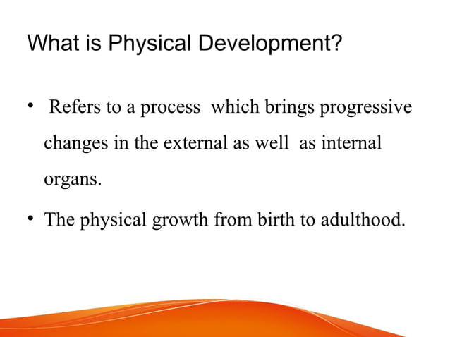Physical development | PPT