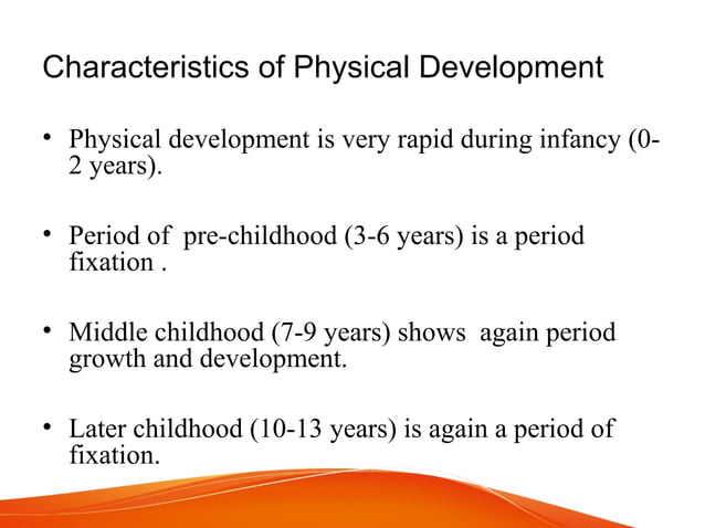 Physical development | PPT