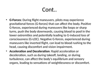 Discuss the high attitude and Aviation Physiology | PPTX