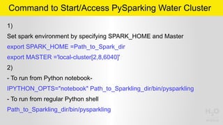 H2O World - PySparkling Water - Nidhi Mehta | PPT