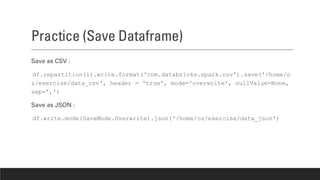 PYSPARK PROGRAMMING.pdf | Databases | Computer Software and Applications