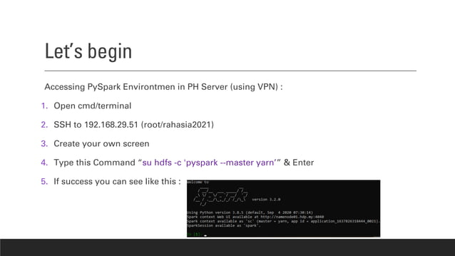 PYSPARK PROGRAMMING.pdf | Databases | Computer Software and Applications