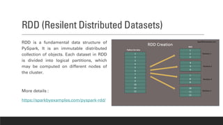 PYSPARK PROGRAMMING.pdf | Databases | Computer Software and Applications