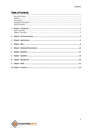 Pyspark tutorial | PDF