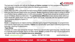Pyspark vs Spark Let's Unravel the Bond! | PPT