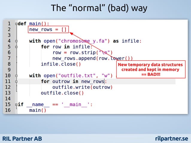 Python Generators - Talk at PySthlm meetup #15 | PPT