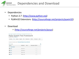 Pysys testframework | PPTX