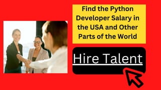 Python developer salary | PDF
