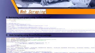 Python with data Sciences | PPT