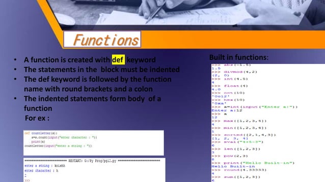 Python with data Sciences | PPT
