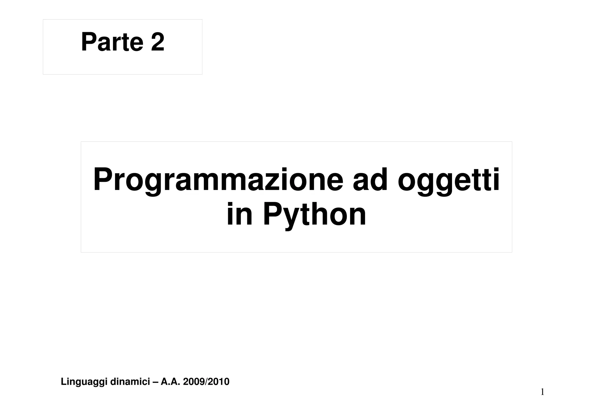 Py t3 python-oggetti | PPT