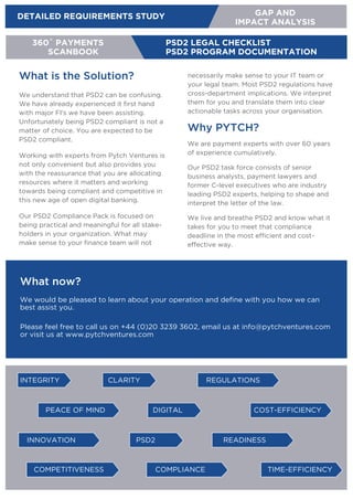 Pytch psd2 compliance pack | PDF