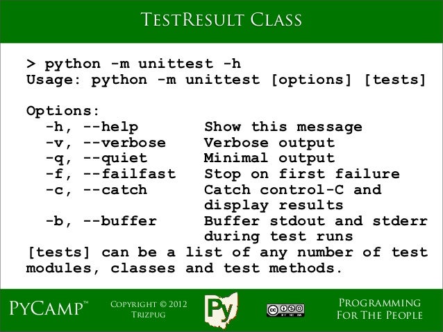 Python Testing Fundamentals
